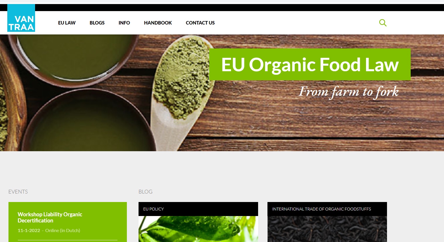 EU Organic Legislation